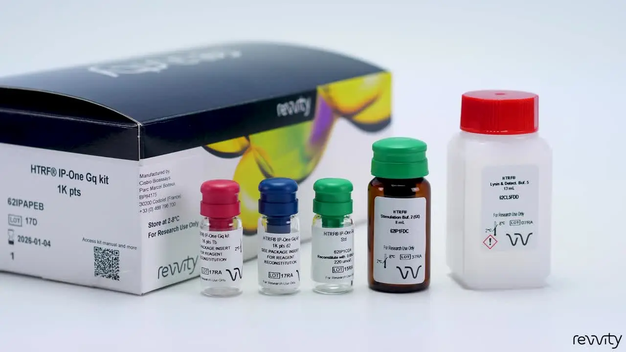 Monitoring Gq coupled GPCR with IP-One | Revvity