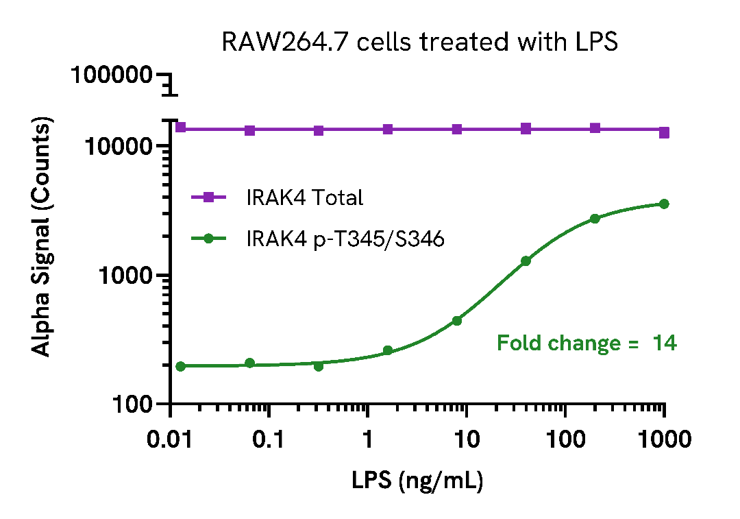 AlphaLISA SureFire Ultra Human Phospho-IRAK4 (Thr345/Ser346) Detection Kit, 500 Assay Points ...