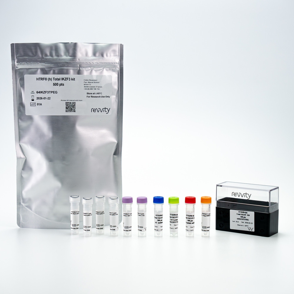 HTRF Human Total IKZF3 Detection Kit, 500 Assay Points | Revvity